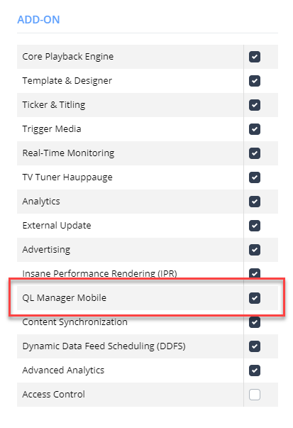QL Mobile User Manual